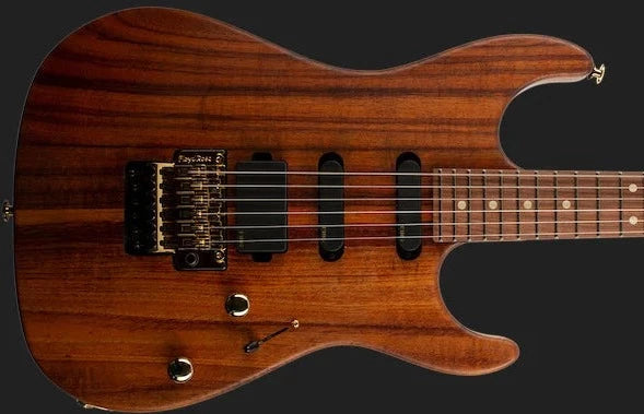 Reb Beach Signature Standard Guitar, Solid Koa | Humbucker Music