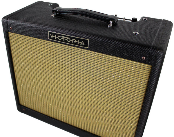 Victoria Amplifier 20112 1x12 Combo, Black Tweed, Half Power Switch ...