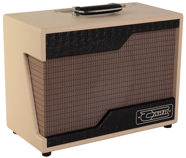 Carr Raleigh 1x10 Combo Amp, Cream, Black Gator Front Panel | Humbucker ...