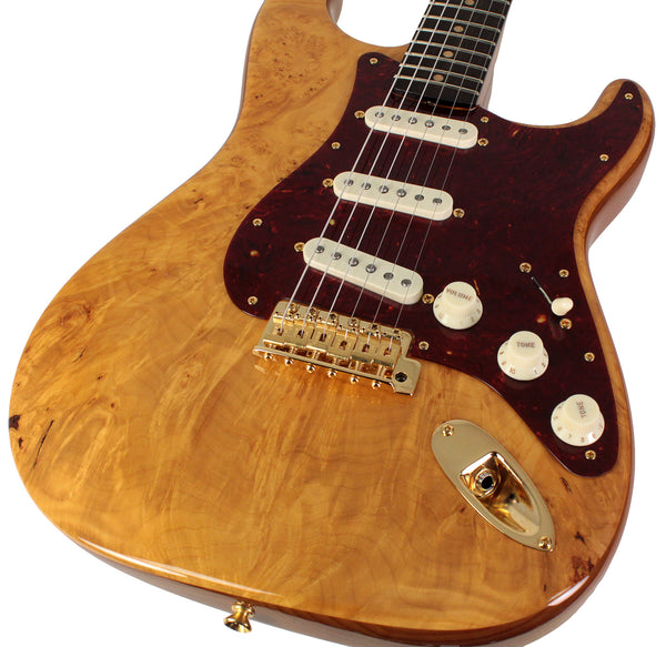 Fender Custom Shop Artisan Maple Burl Stratocaster, Roasted Ash, AAAA ...