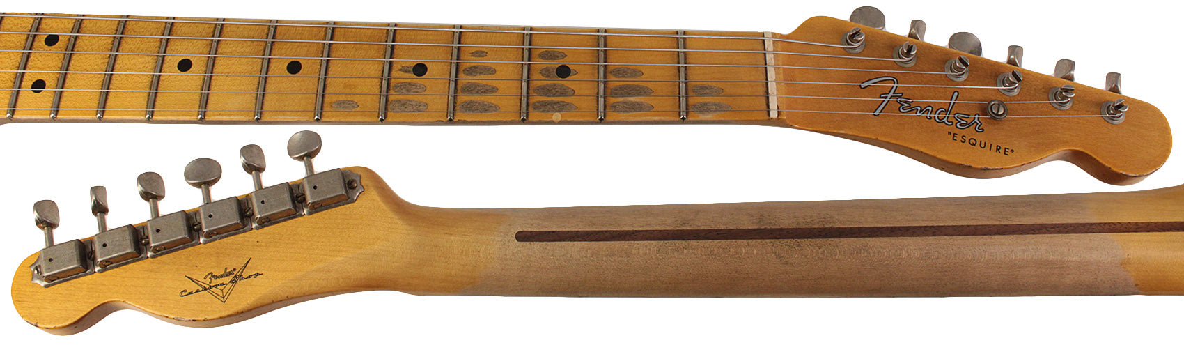 Fender Custom Shop 1950 Double Esquire, Relic, Aged Nocaster Blonde ...