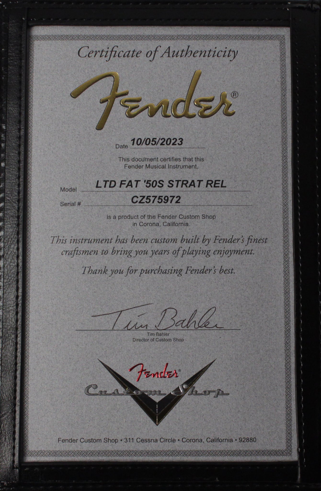 Fender Custom Shop Limited Fat '50s Strat Relic, India Ivory ...