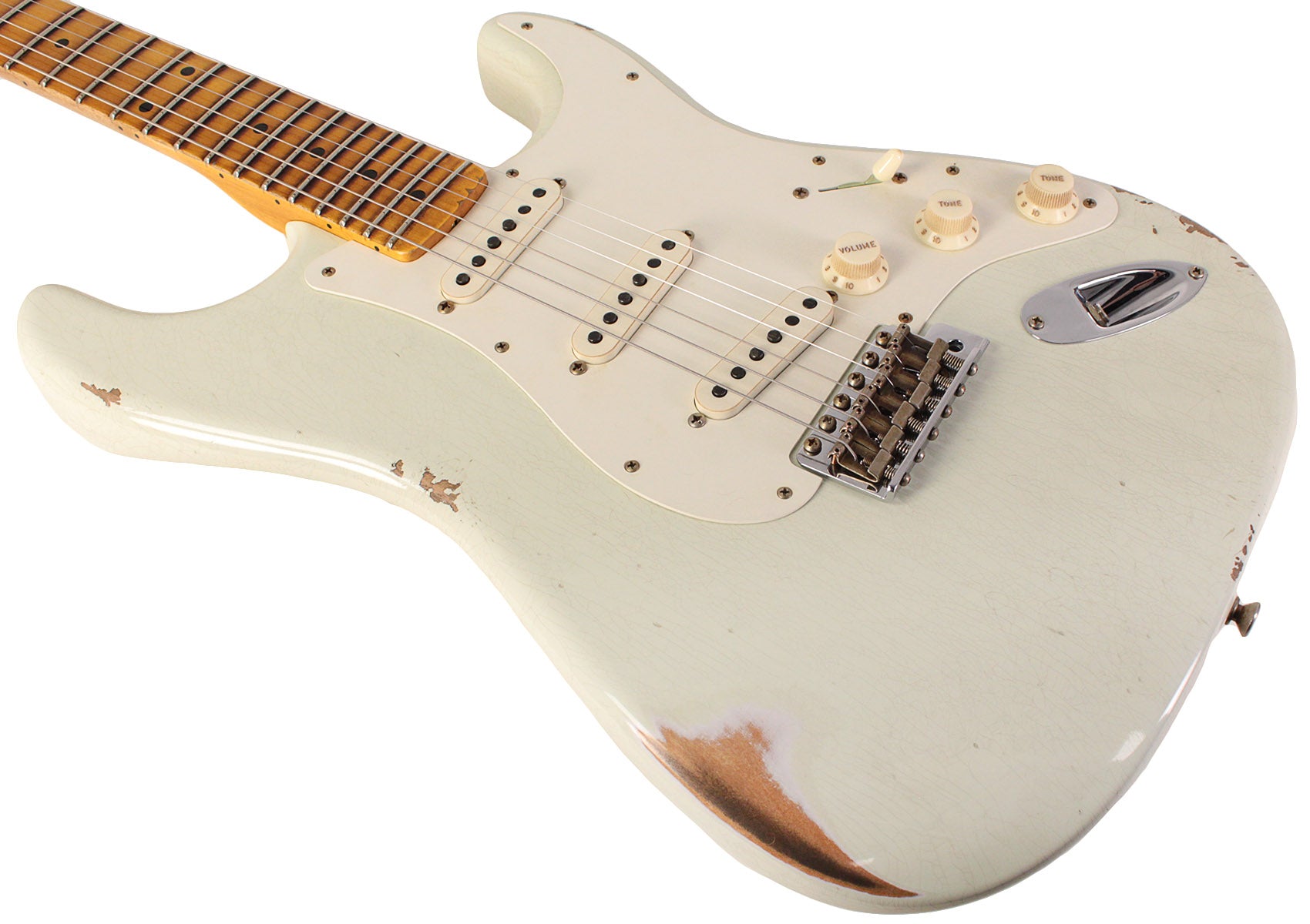 Fender Custom Shop Limited Fat '50s Strat Relic, India Ivory ...