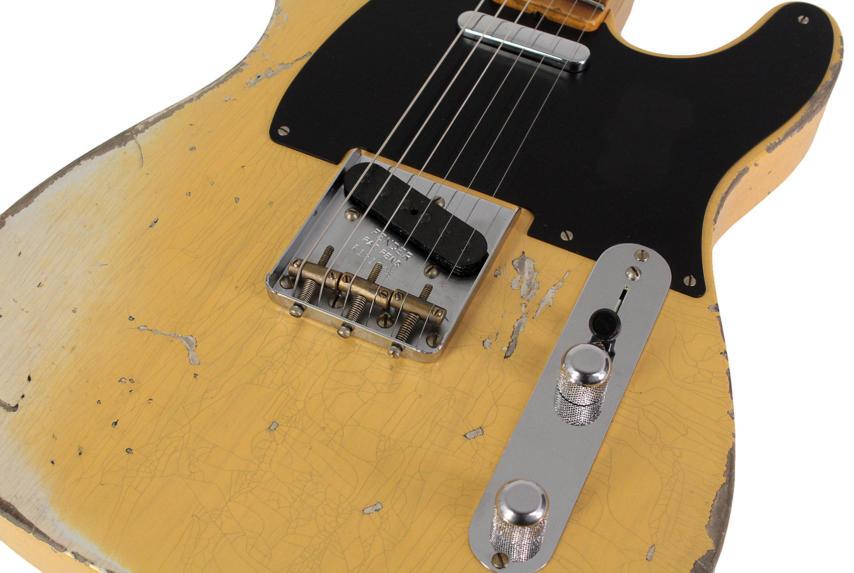 Fender Custom Shop 1952 Heavy Relic Telecaster, Aged Nocaster Blonde ...