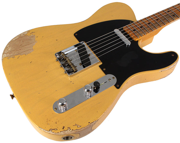 Fender Custom Shop 1952 Heavy Relic Telecaster, Aged Nocaster Blonde ...