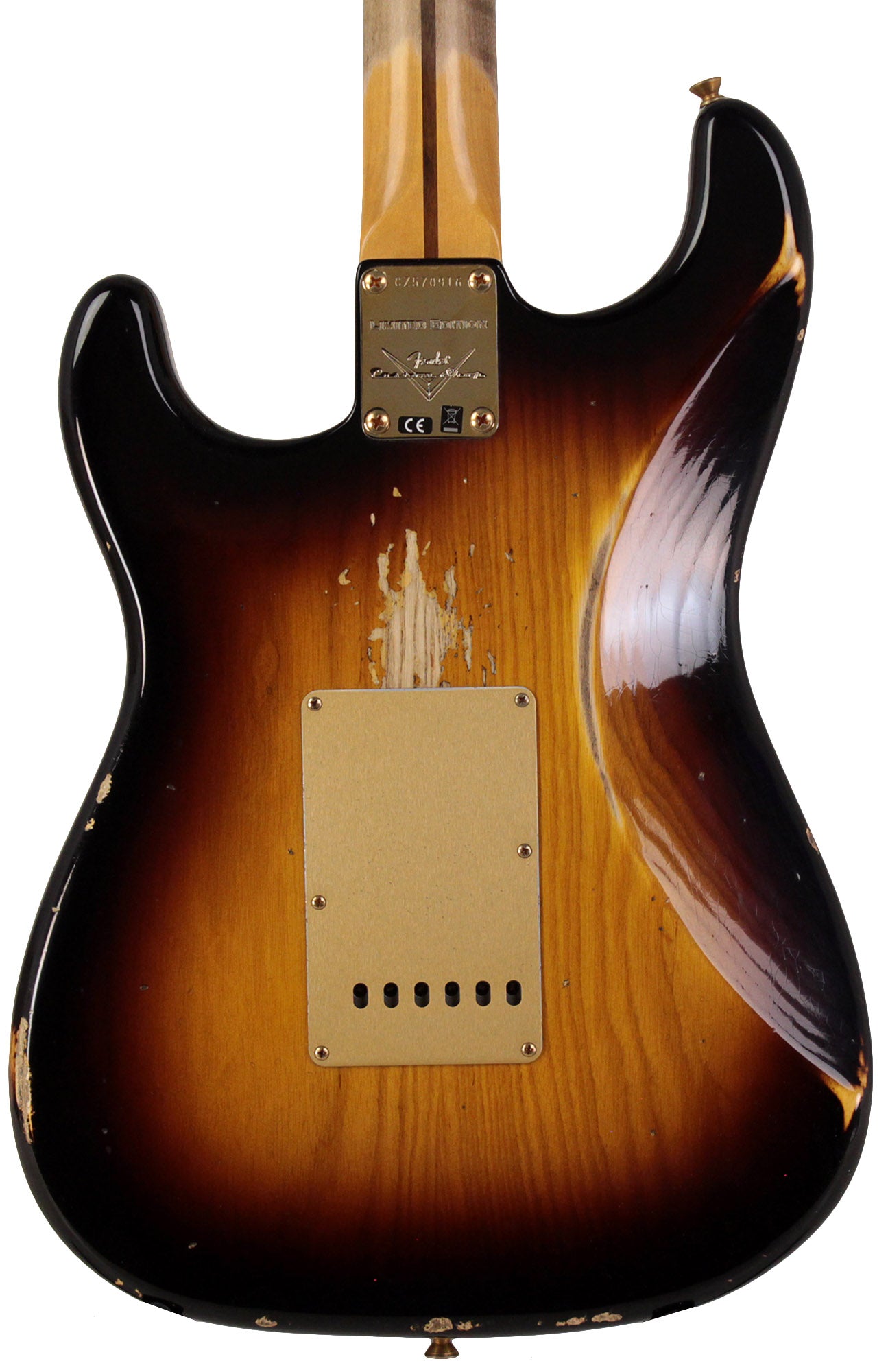 Fender Custom Shop Limited 1955 Bone Tone Stratocaster, Relic, Wide Fa ...