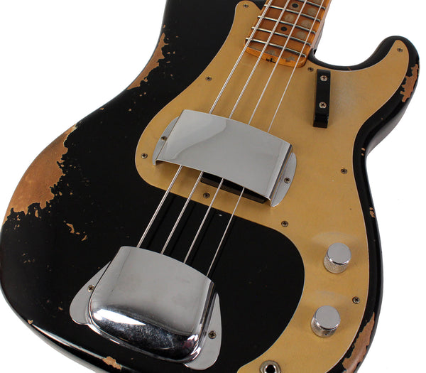 Fender Custom Shop 1958 Precision Bass, Heavy Relic, Aged Black ...