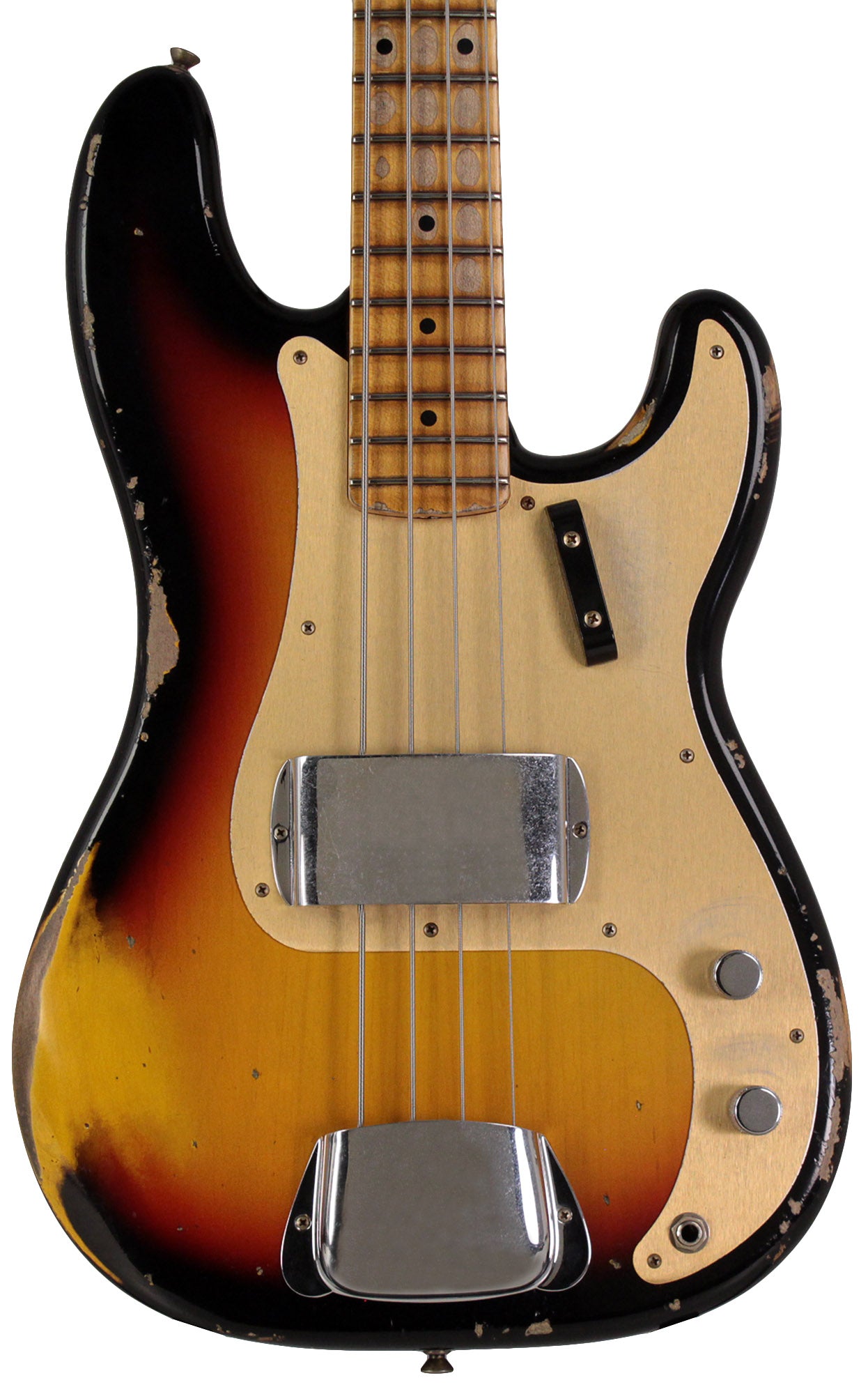 Fender Custom Shop 1958 Precision Bass, Heavy Relic, 3-Tone Sunburst | Humbucker Music