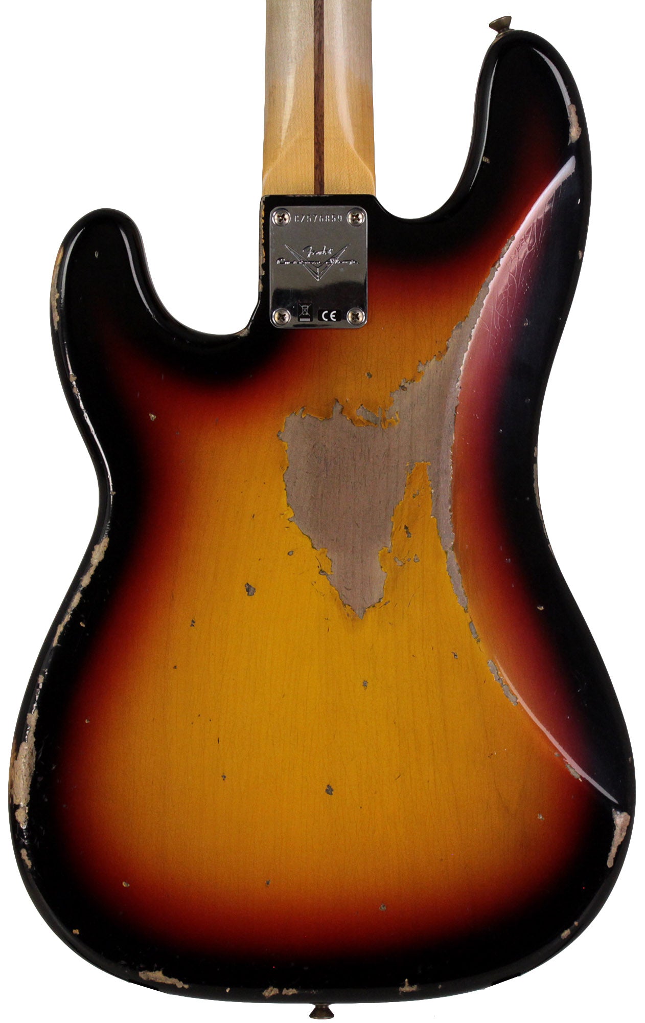 Fender Custom Shop 1958 Precision Bass, Heavy Relic, 3-Tone Sunburst | Humbucker Music