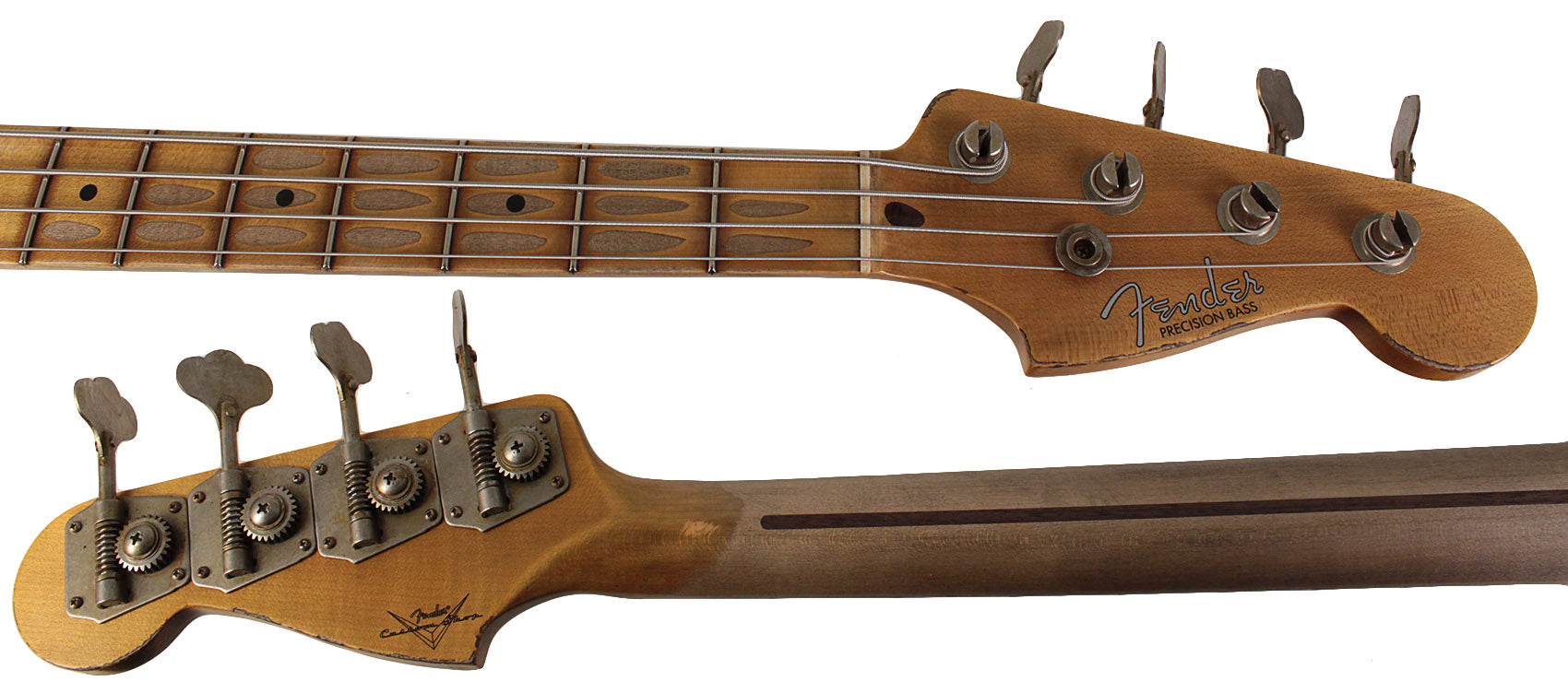 Fender Custom Shop 1958 Precision Bass, Heavy Relic, 3-Tone Sunburst | Humbucker Music