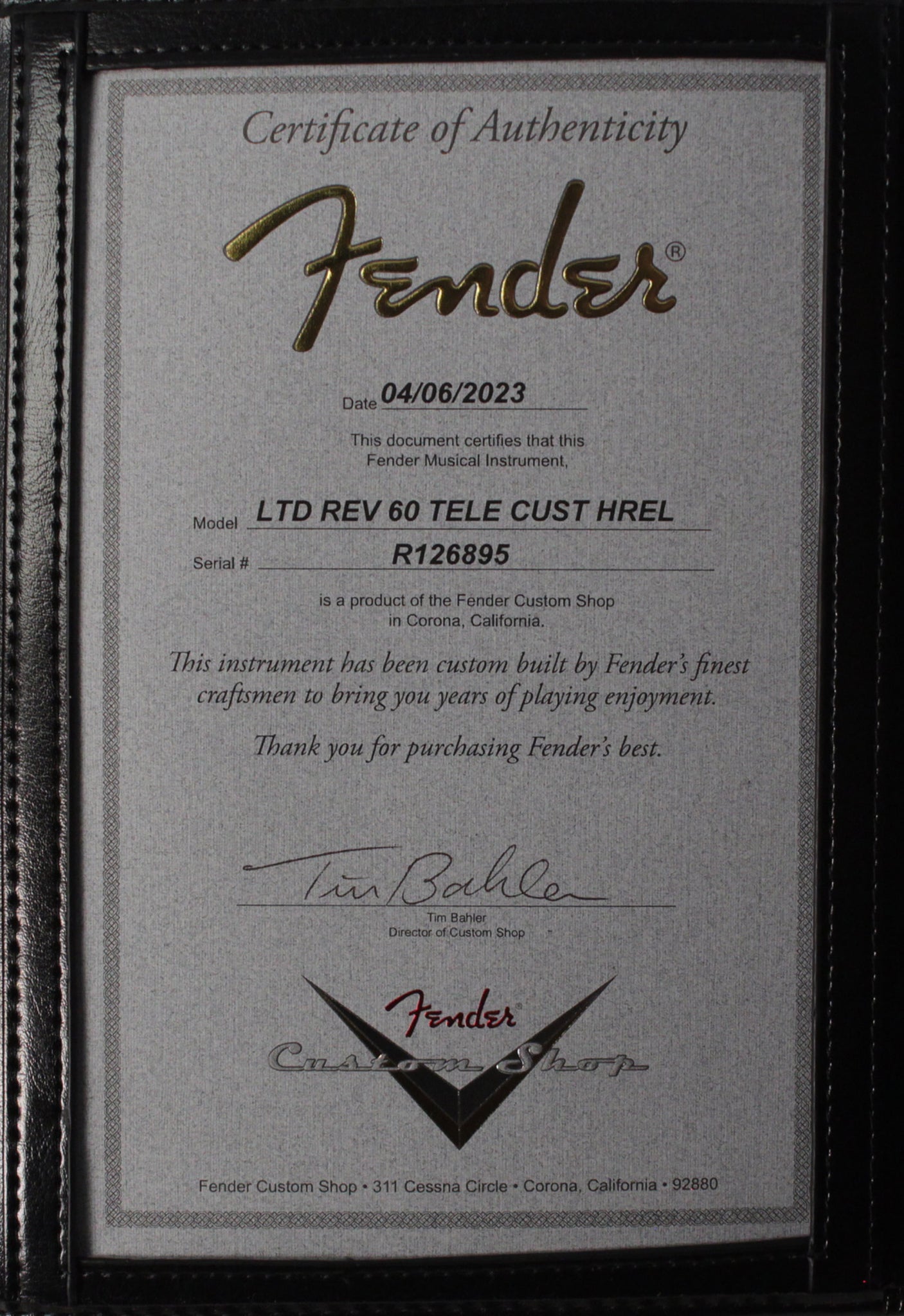 Fender Custom Shop Limited Reverse '60 Tele Custom, Heavy Relic, Aged ...