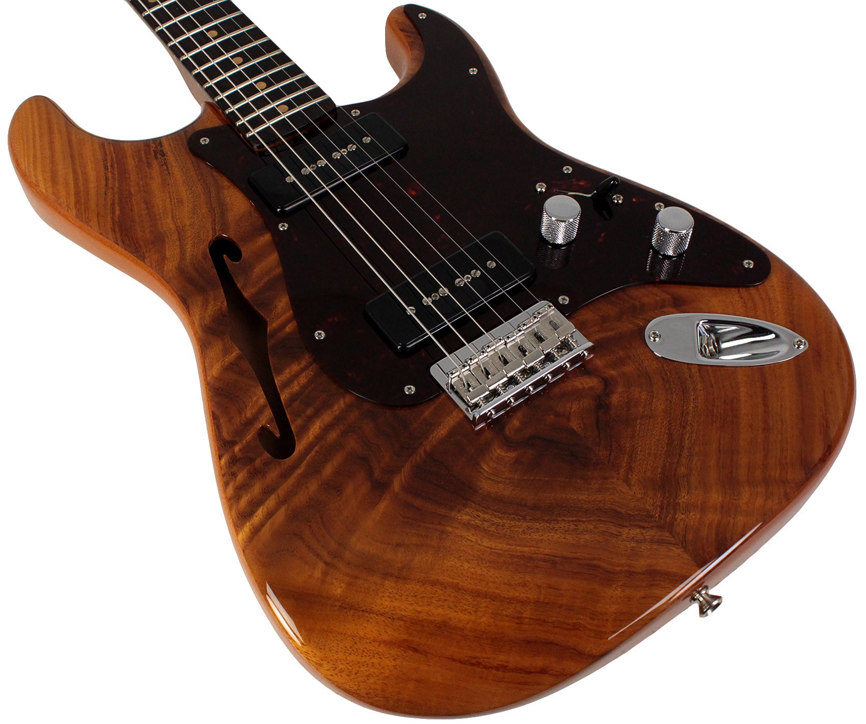 Fender Custom Shop Artisan Dual P90 Koa Stratocaster | Humbucker Music