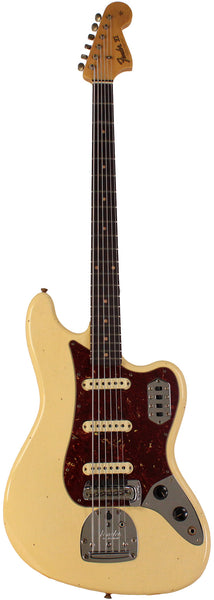 Fender Custom Shop Bass VI Guitar, Journeyman Relic, Aged Vintage Whit ...