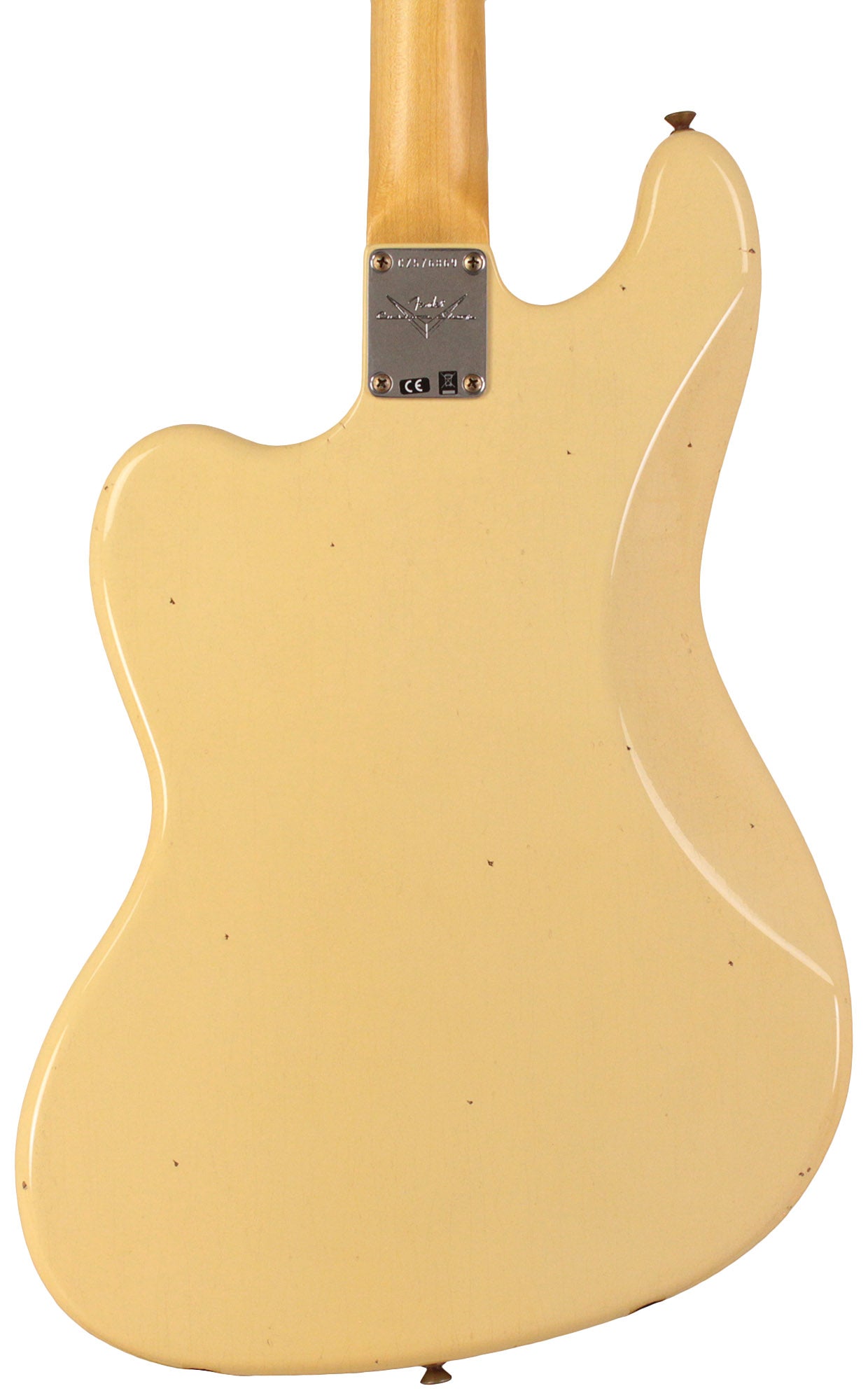 Fender Custom Shop Bass VI Guitar, Journeyman Relic, Aged Vintage Whit ...