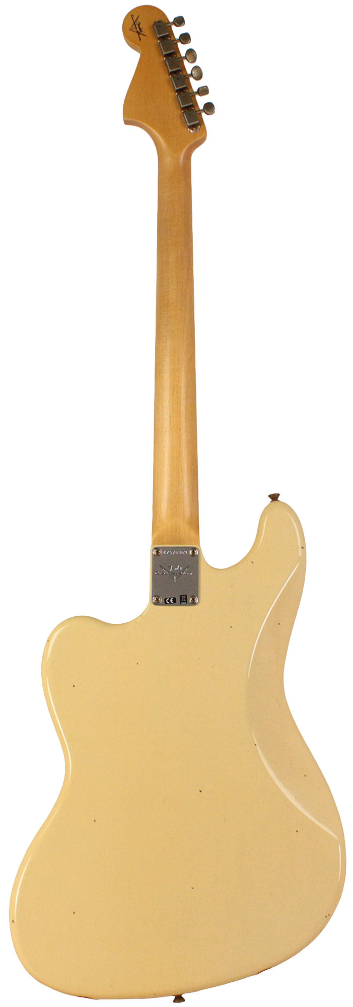 Fender Custom Shop Bass VI Guitar, Journeyman Relic, Aged Vintage Whit ...