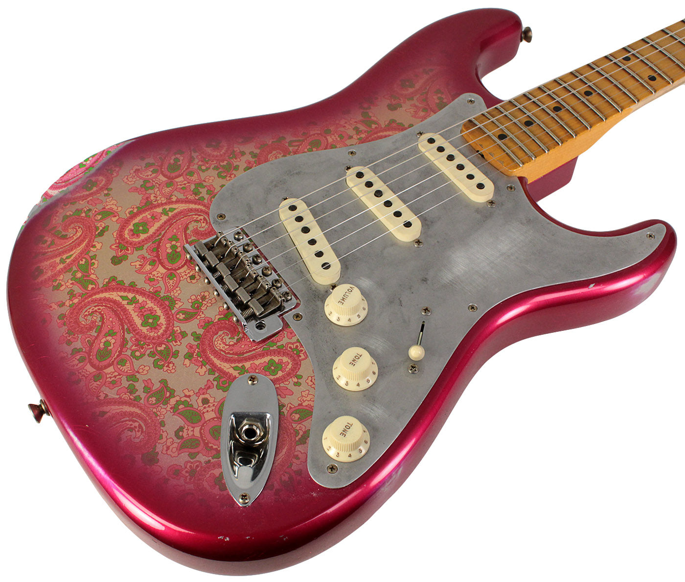 Fender Custom Shop Limited El Diablo Stratocaster, Relic, Aged Pink Pa ...