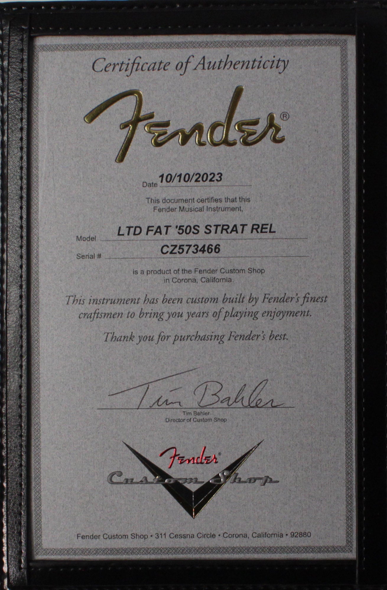 Fender Custom Shop Limited Fat '50s Strat Relic, Wide Fade Chocolate 2 ...