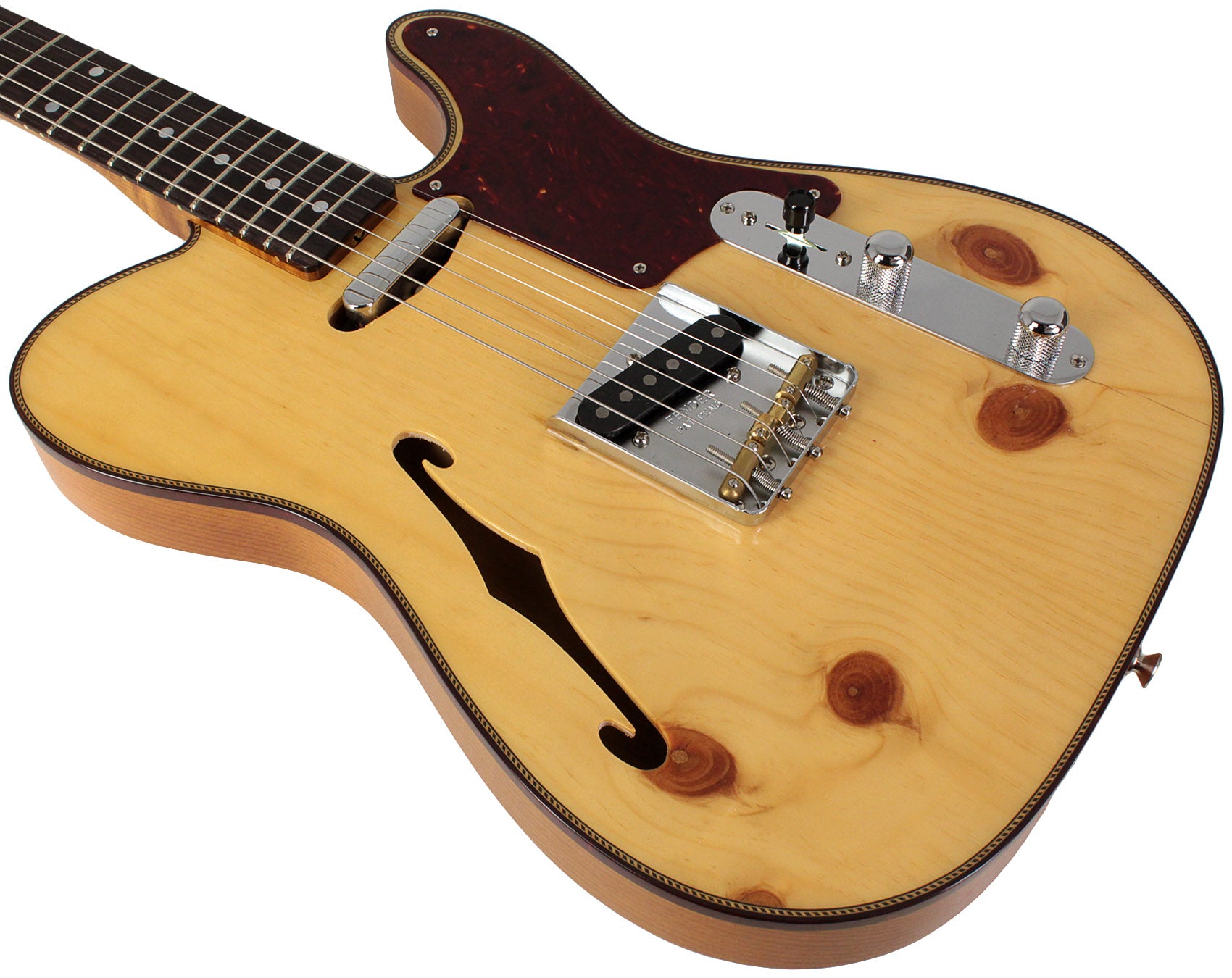Fender Custom Shop Limited Knotty Pine Tele Thinline | Humbucker Music