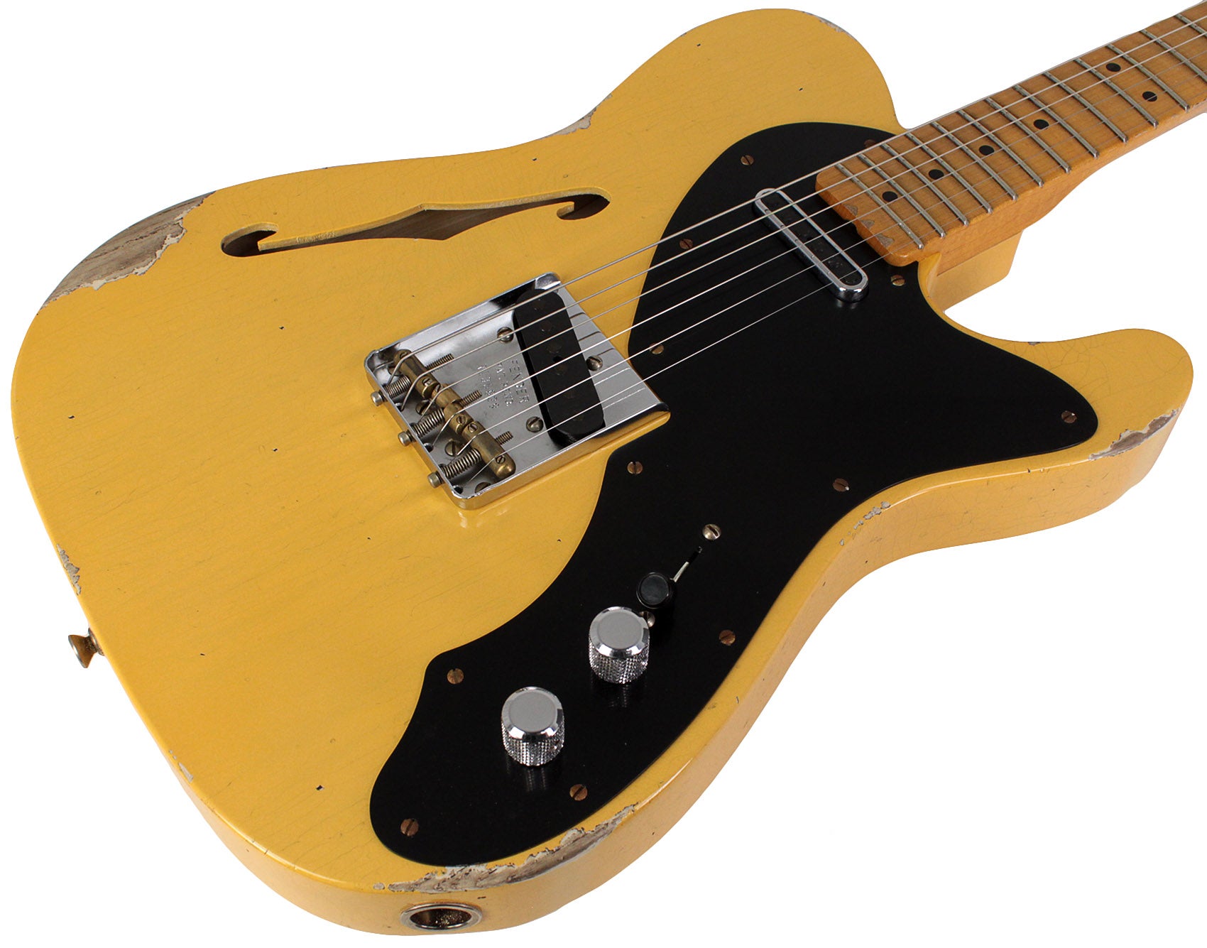 Fender Custom Shop Limited Nocaster Thinline Relic, Aged Nocaster Blon ...