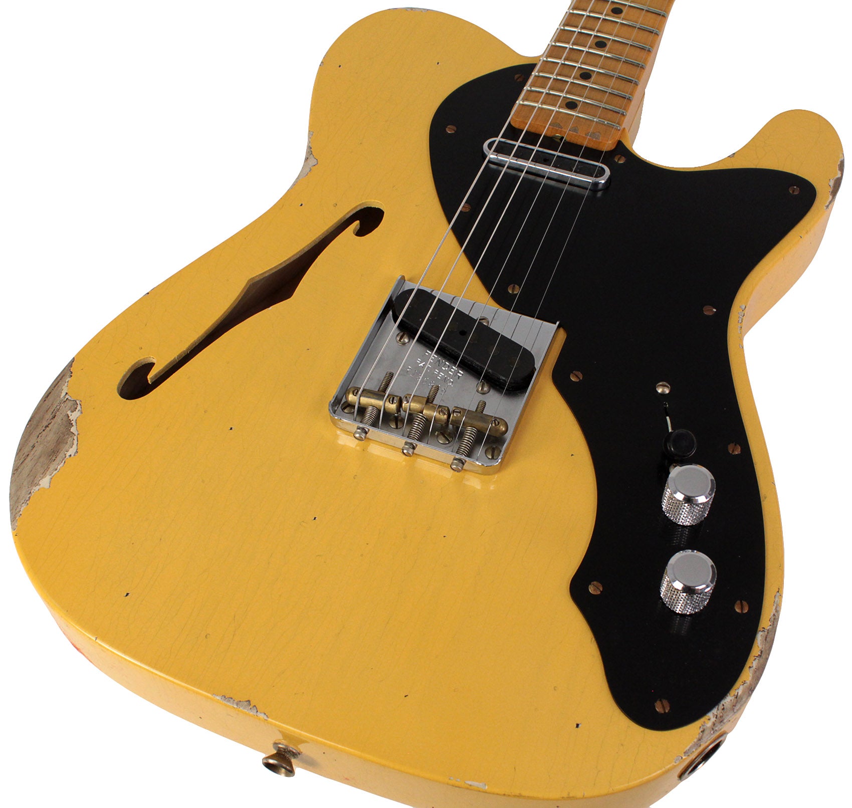 Fender Custom Shop Limited Nocaster Thinline Relic, Aged Nocaster Blon ...