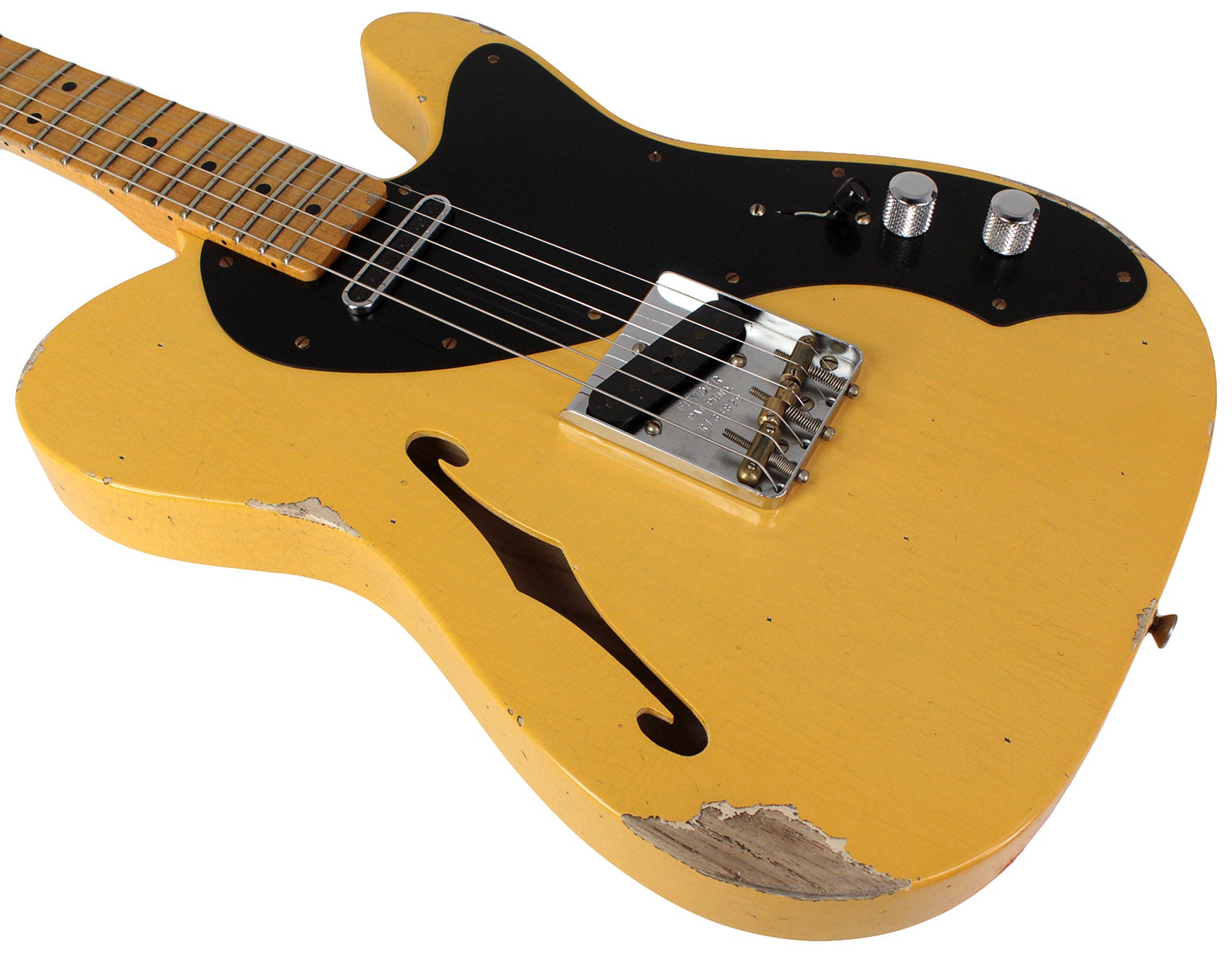 Fender Custom Shop Limited Nocaster Thinline Relic, Aged Nocaster Blon ...