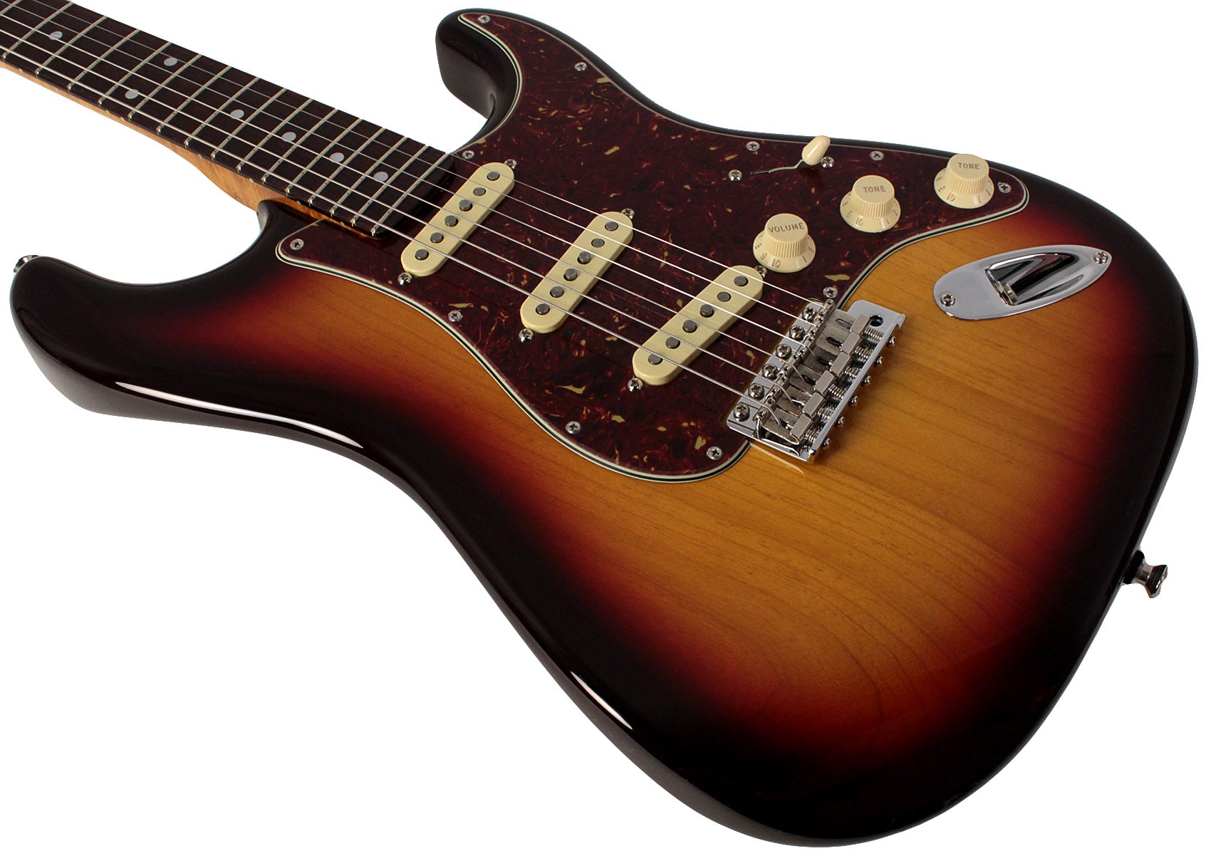 Fender Custom Shop American Custom Strat, NOS, Chocolate 3-Color Sunbu ...