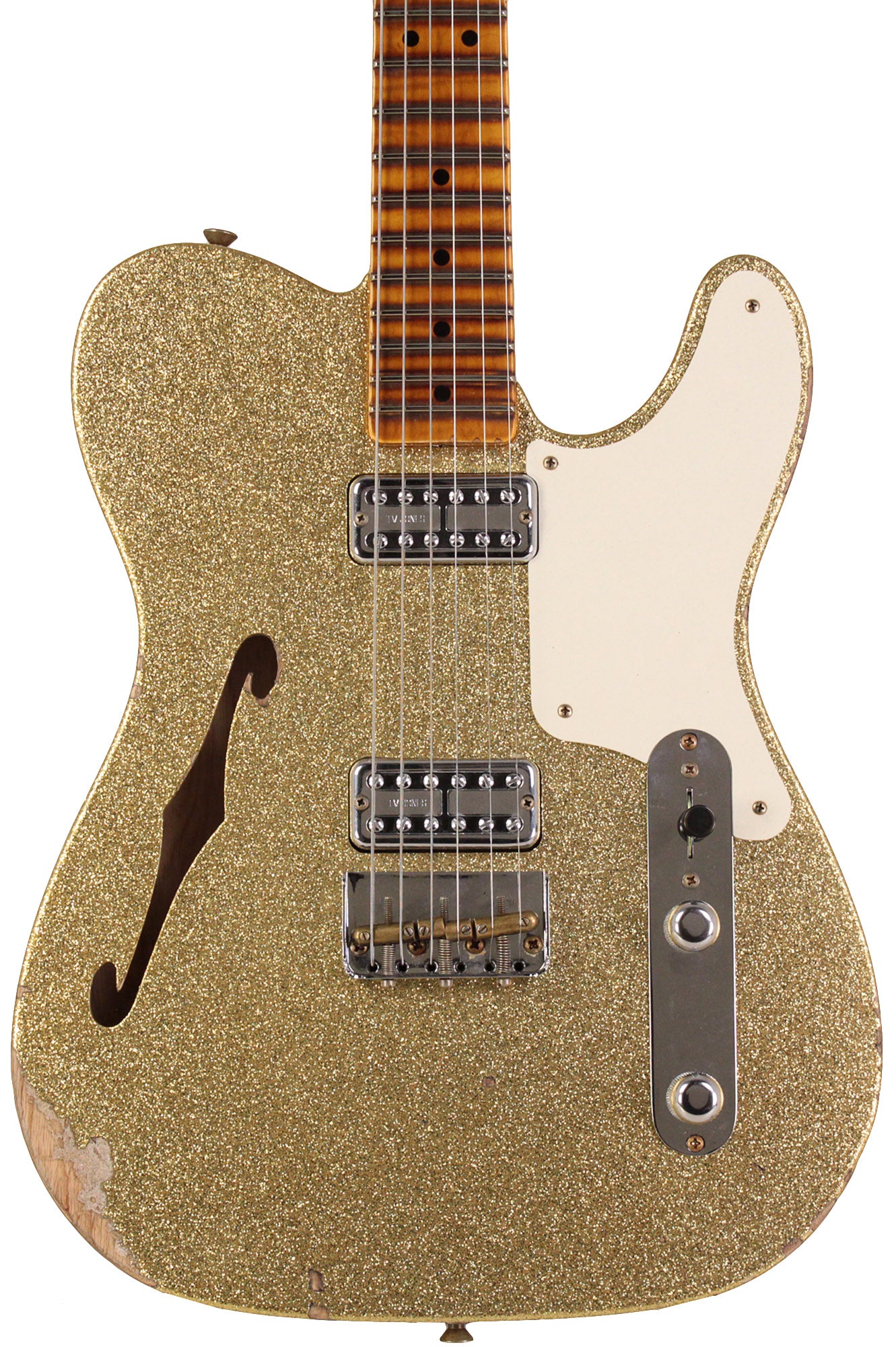 Fender Custom Shop Limited Caballo Tono Ligero Tele, Relic, Aged Gold ...