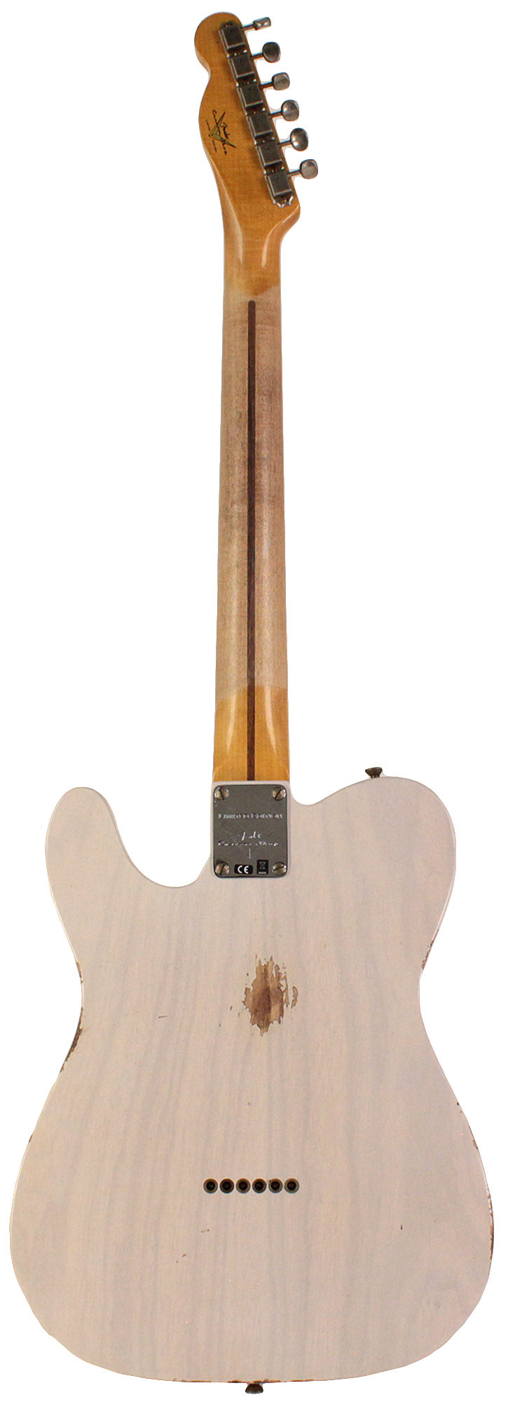 Fender Custom Shop Limited Nocaster Thinline Relic, Aged White Blonde ...