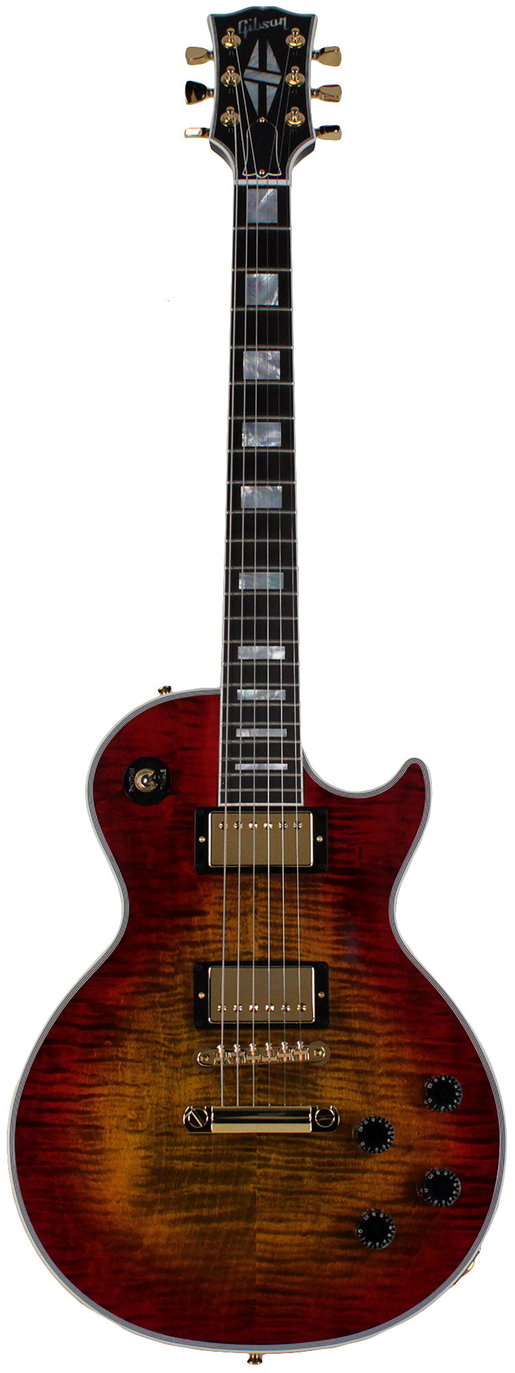 Gibson Custom Shop Les Paul Axcess Custom Figured Guitar, Bengal Burst ...