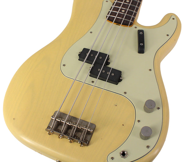Nash PB63 Bass Guitar, Cream, Light Aging | Humbucker Music