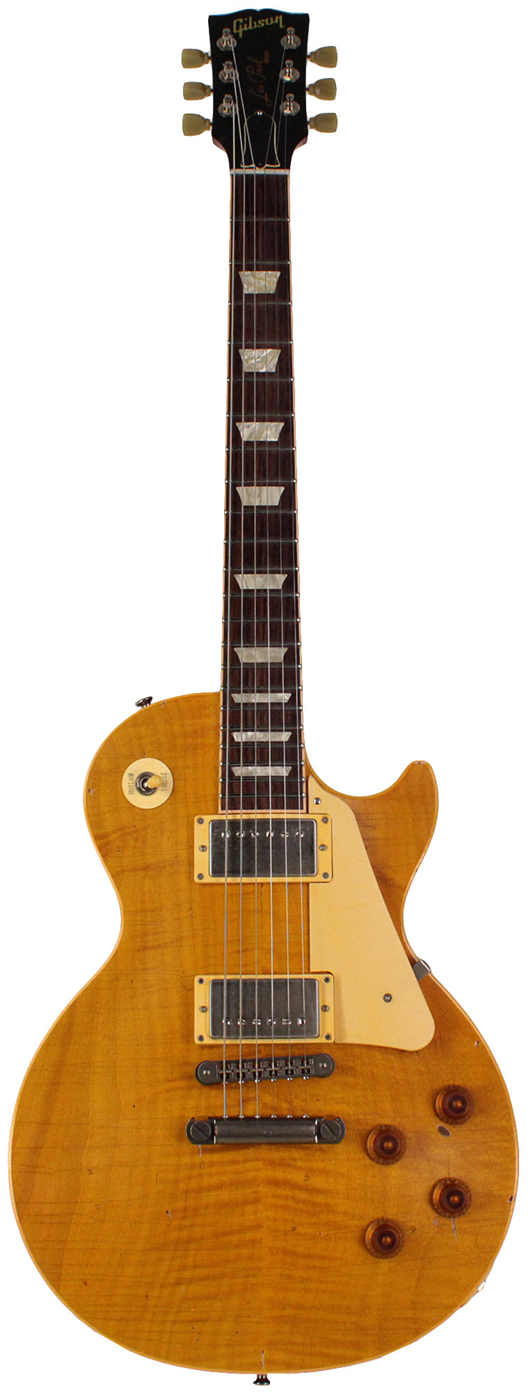 Nash Refinished Gibson Les Paul Guitar, Dirty Lemon | Humbucker Music