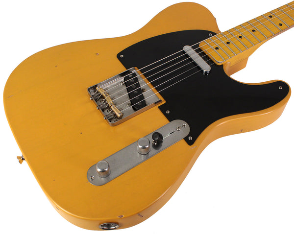 Nash T-52 Guitar, Butterscotch Blonde, Boat Neck, Light Aging ...