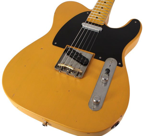 Nash T52 Guitar, Butterscotch Blonde, Boat Neck, Light Aging ...