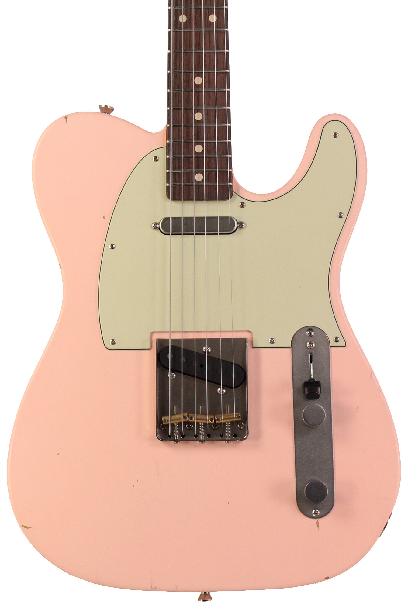 Nash T-63 Guitar, Shell Pink, Light Aging | Humbucker Music