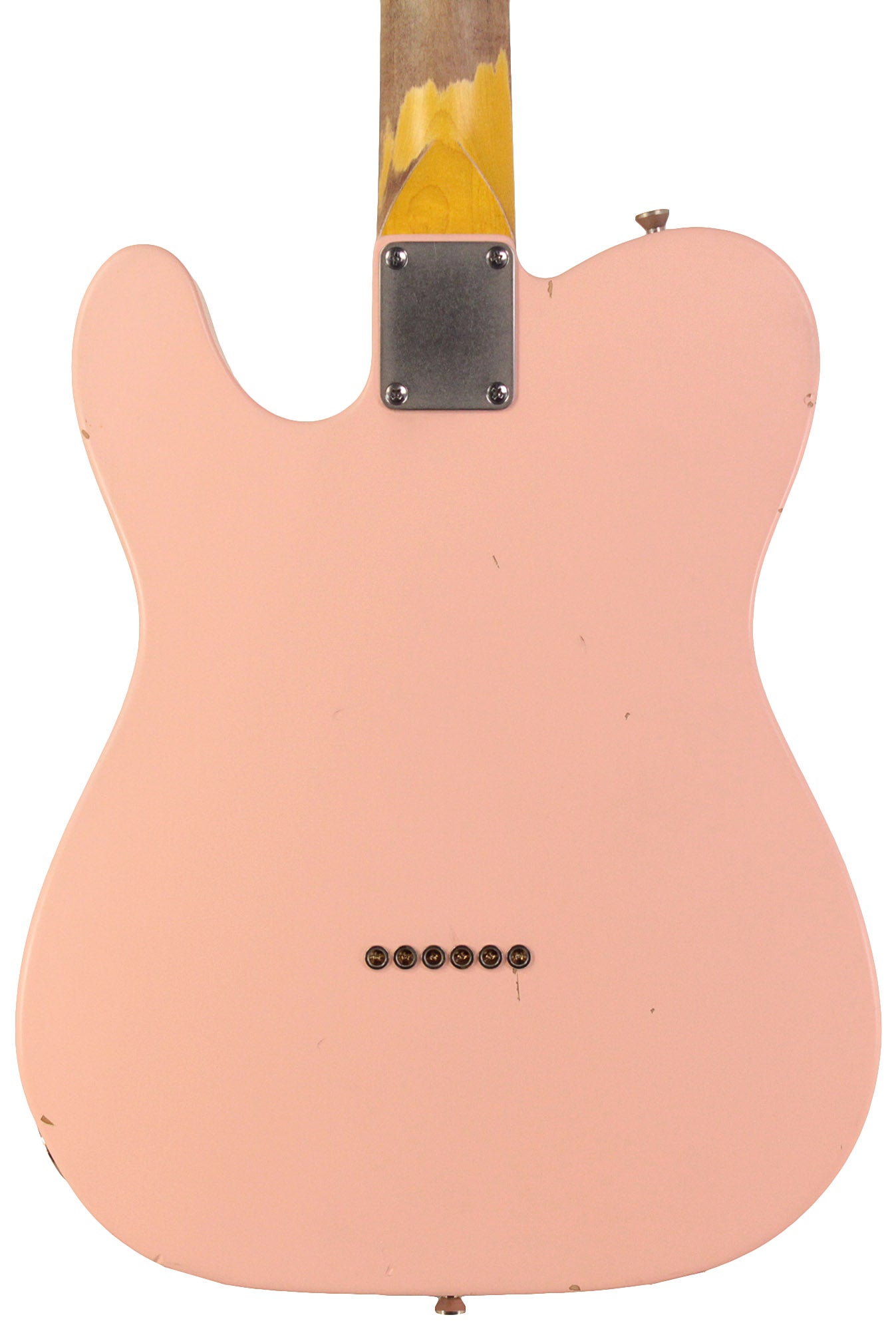 Nash T-63 Guitar, Shell Pink, Light Aging | Humbucker Music
