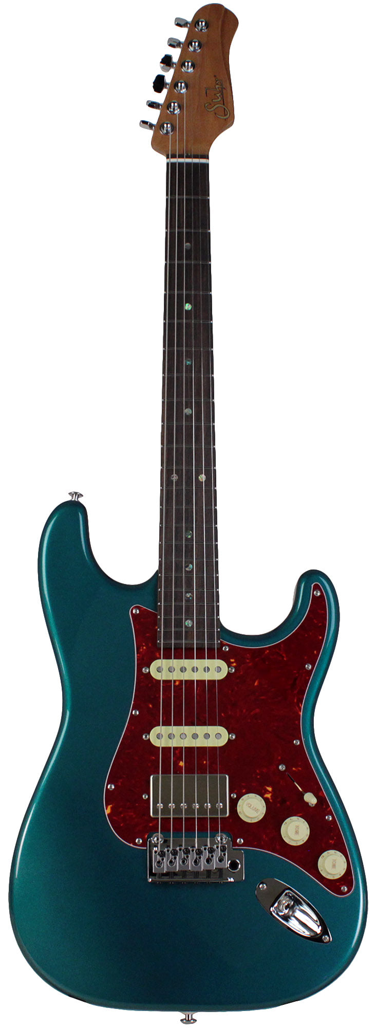 Suhr Select Classic S HSS Guitar, Roasted Neck, Ocean Turquoise Metall ...