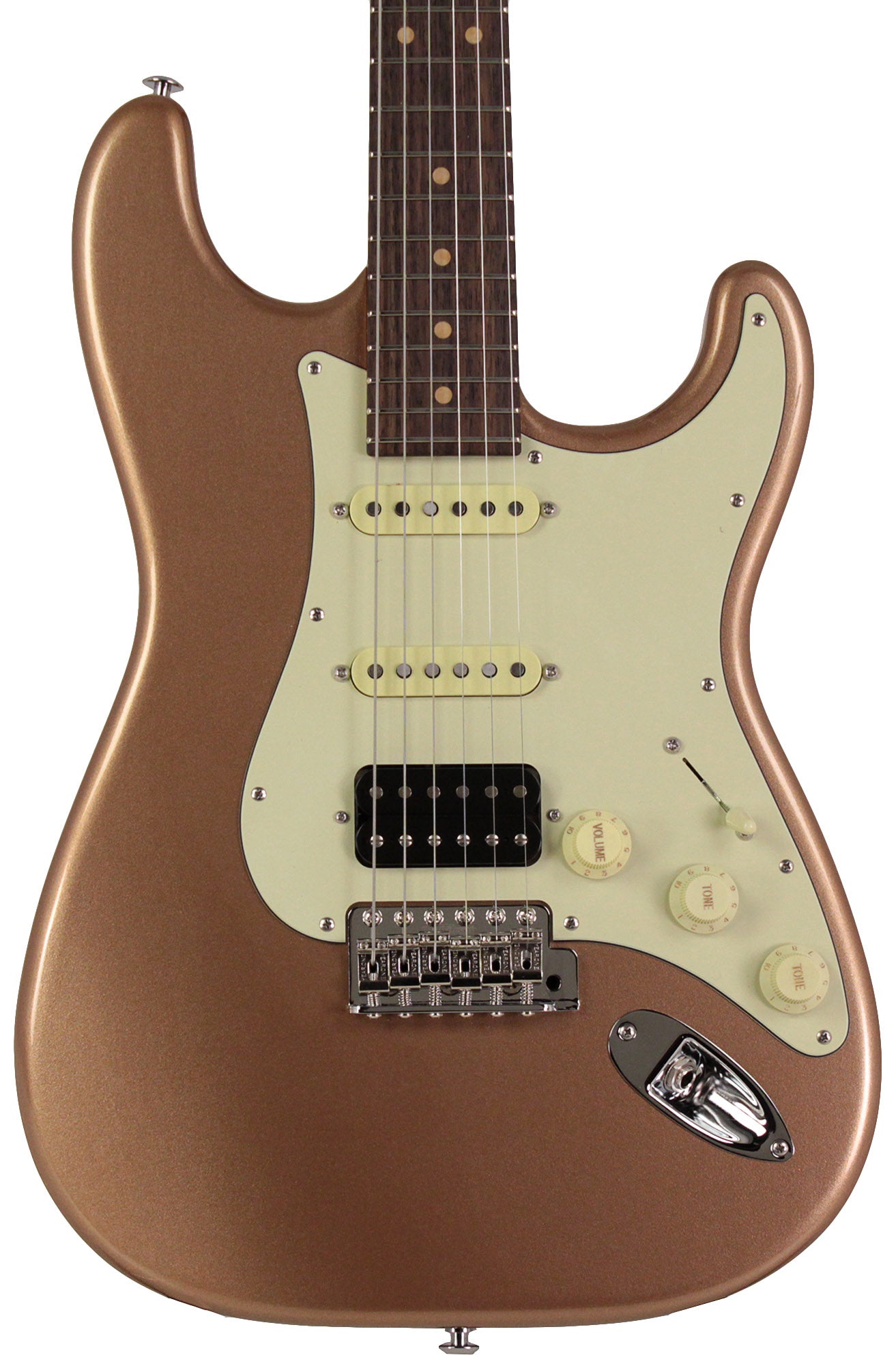 Suhr Classic S Vintage Limited Guitar, Firemist Gold | Humbucker Music