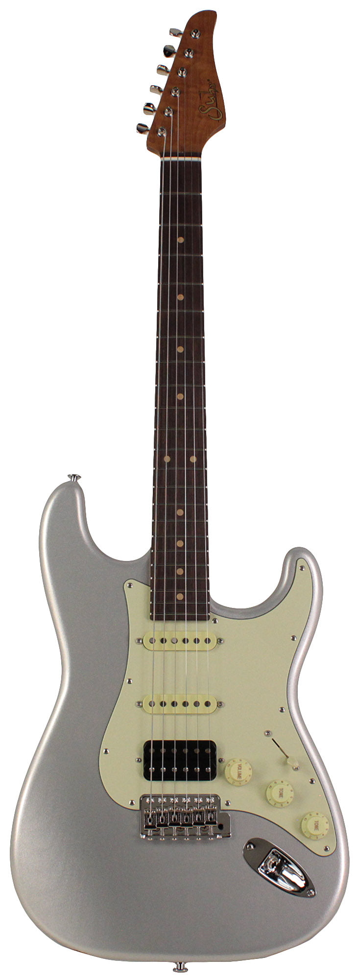 Suhr Classic S Vintage Limited Guitar, Firemist Silver | Humbucker Music