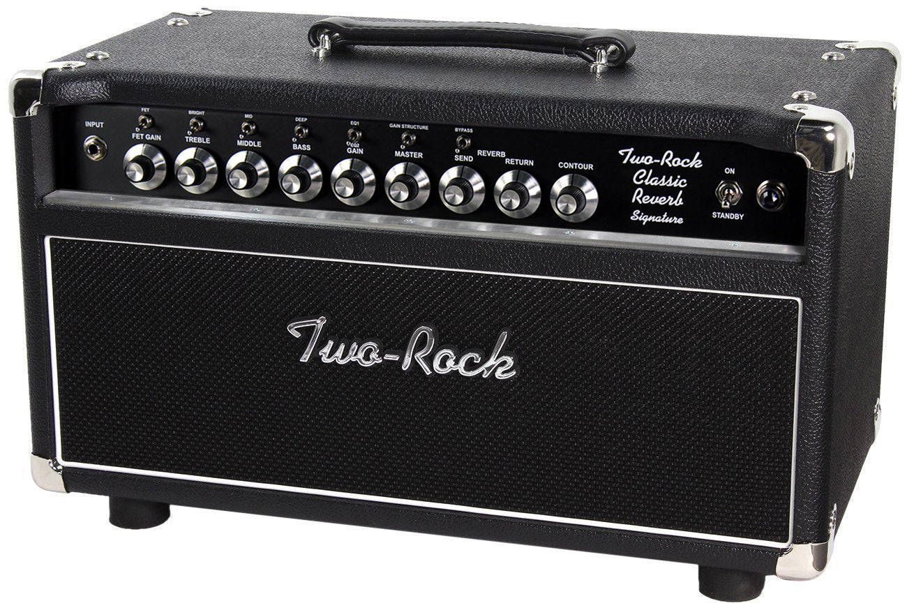 Two-Rock Classic Reverb Signature 100/50 Head, 2x12 Cab, Blackface, Bl ...