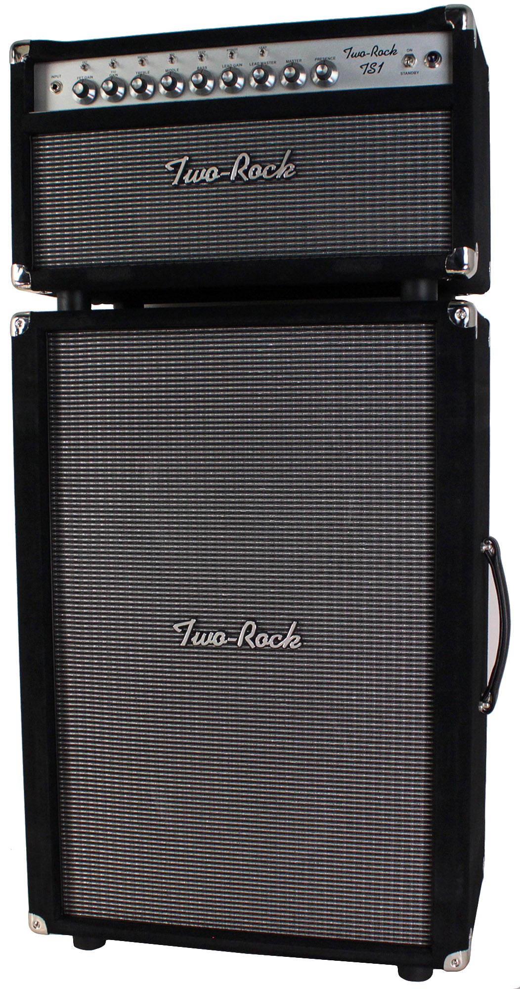 Two-Rock TS1 Tone Secret 100/50 Watt Head, 2x12 Cab, Black Suede, Vint ...