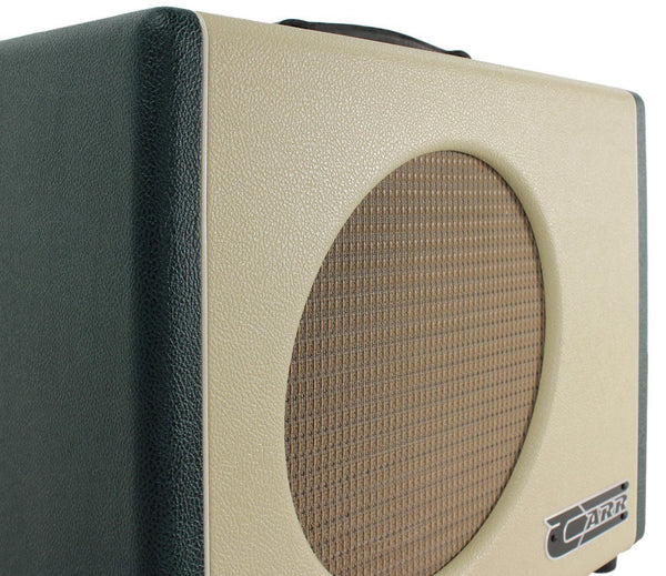 Carr Mercury V 1x12 Combo Amp, Cream, Emerald Green | Humbucker Music