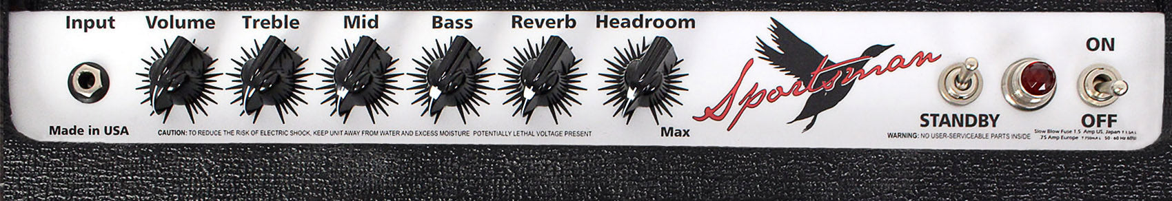 Carr Sportsman 1x12 Combo Amp, Black | Humbucker Music