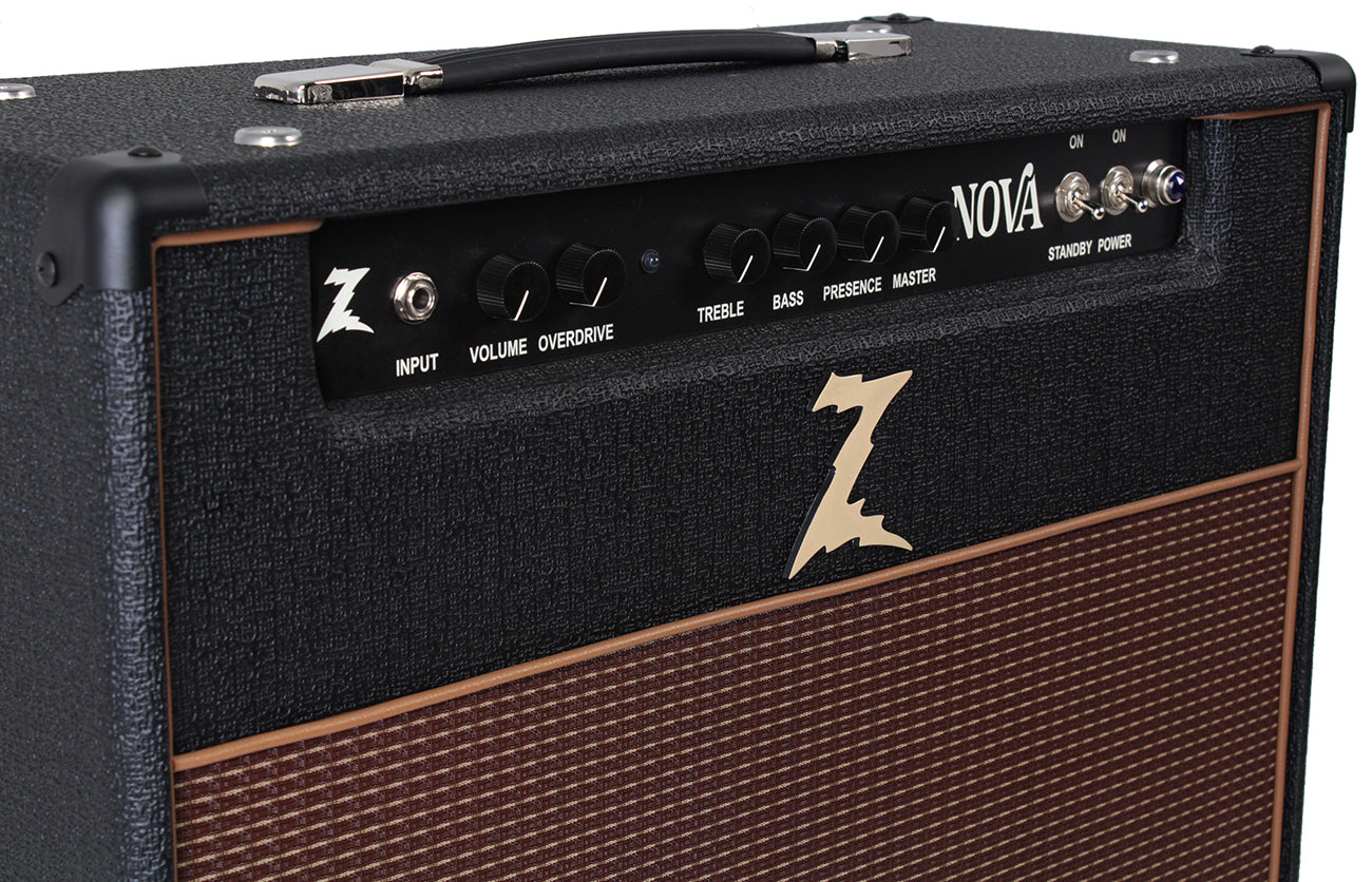 Dr. Z Nova 1x12 Combo - Black and Oxblood | Humbucker Music