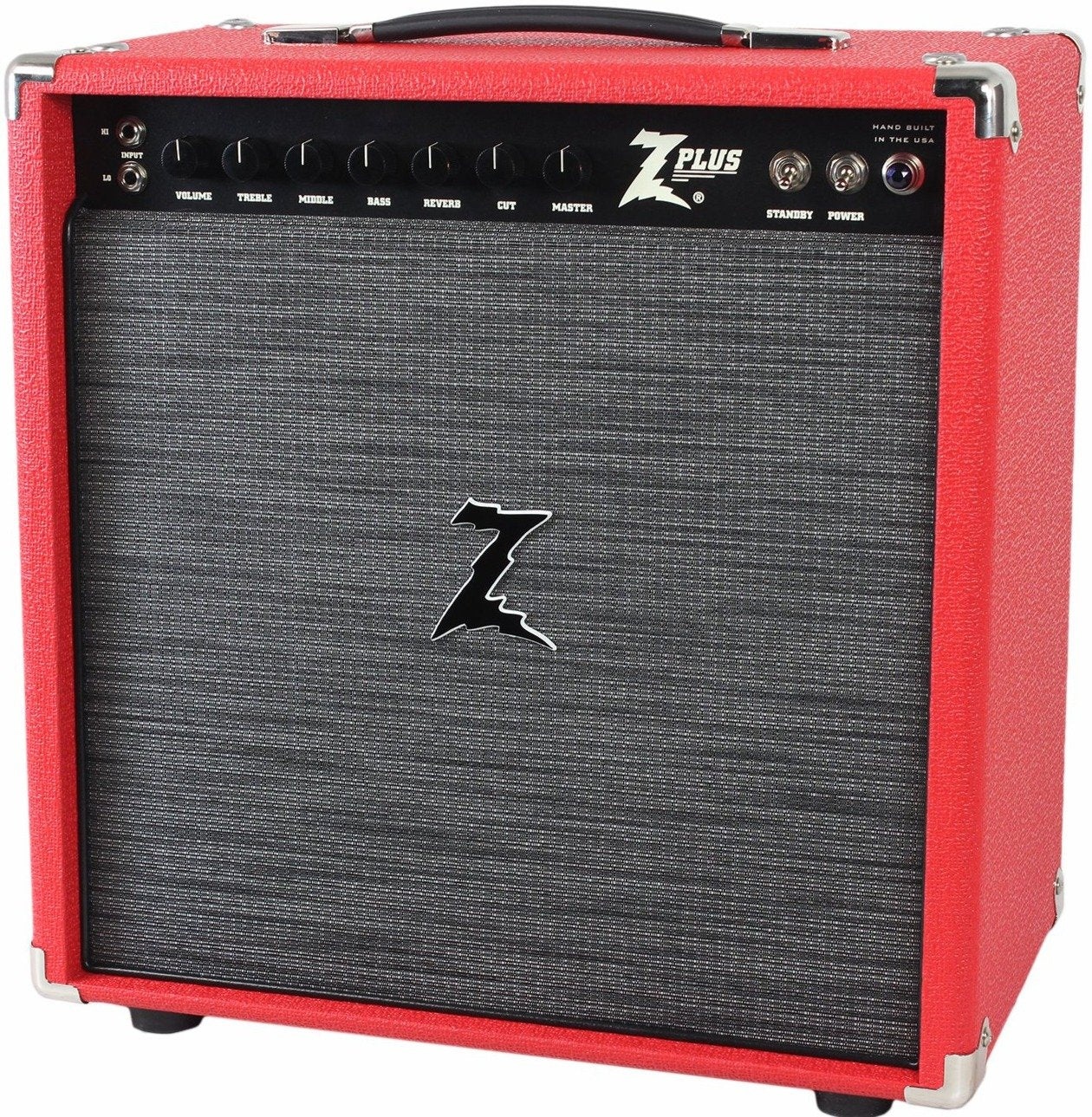 Dr. Z Z-Plus 1x12 Studio Combo, Red, ZW Grille | Humbucker Music