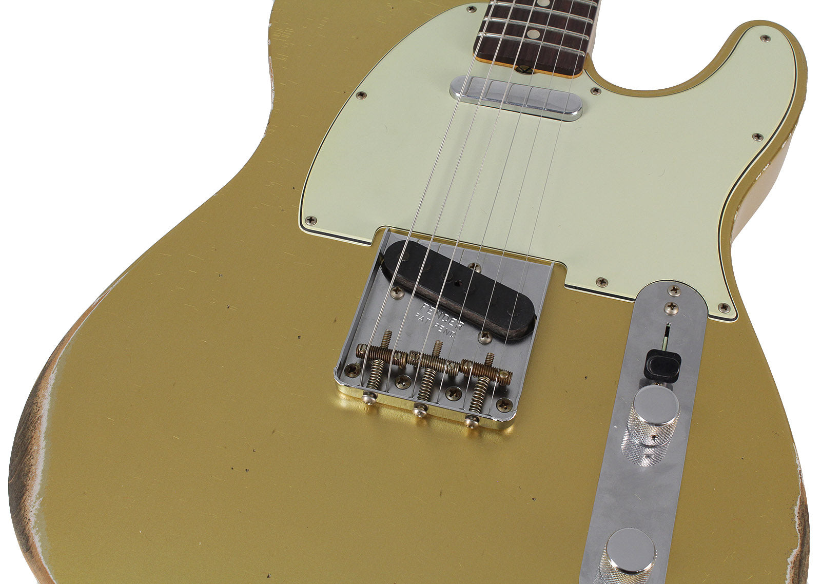 Fender Custom Shop 1961 Relic Telecaster, Aged Aztec Gold | Humbucker Music