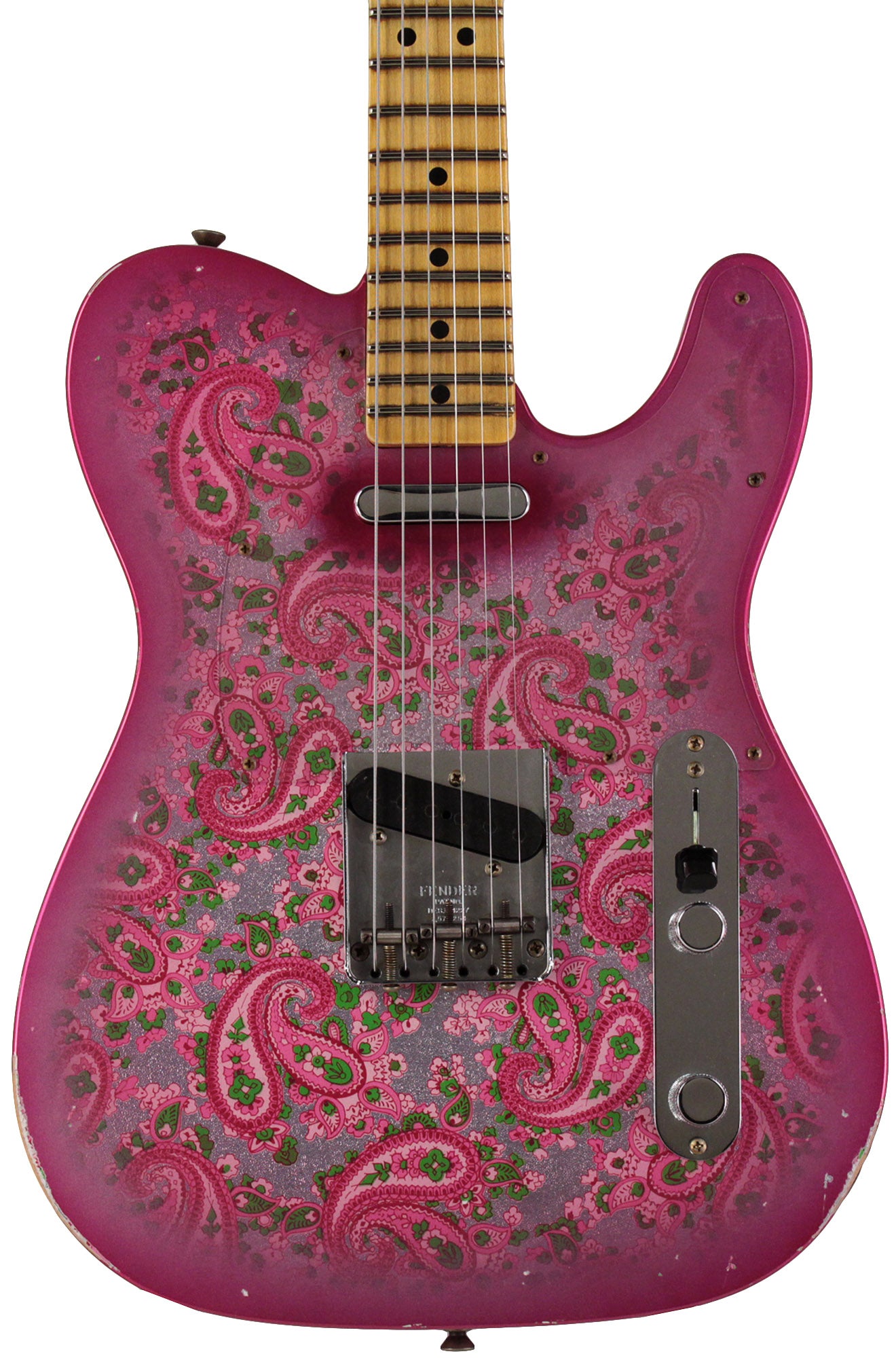 Fender Custom Shop Limited 1968 Pink Paisley Tele Relic | Humbucker Music