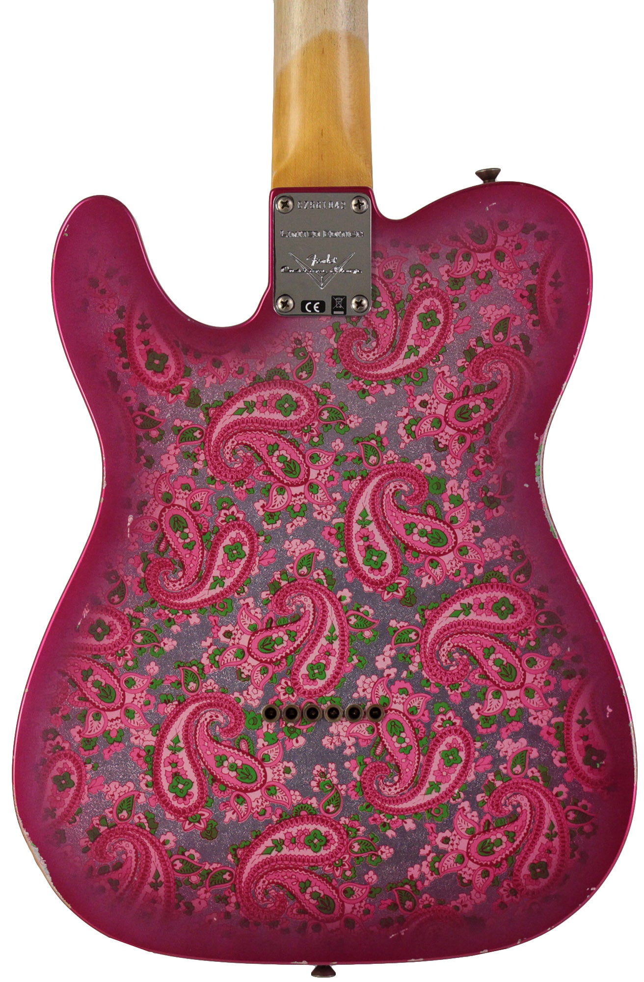 Fender Custom Shop Limited 1968 Pink Paisley Tele Relic | Humbucker Music