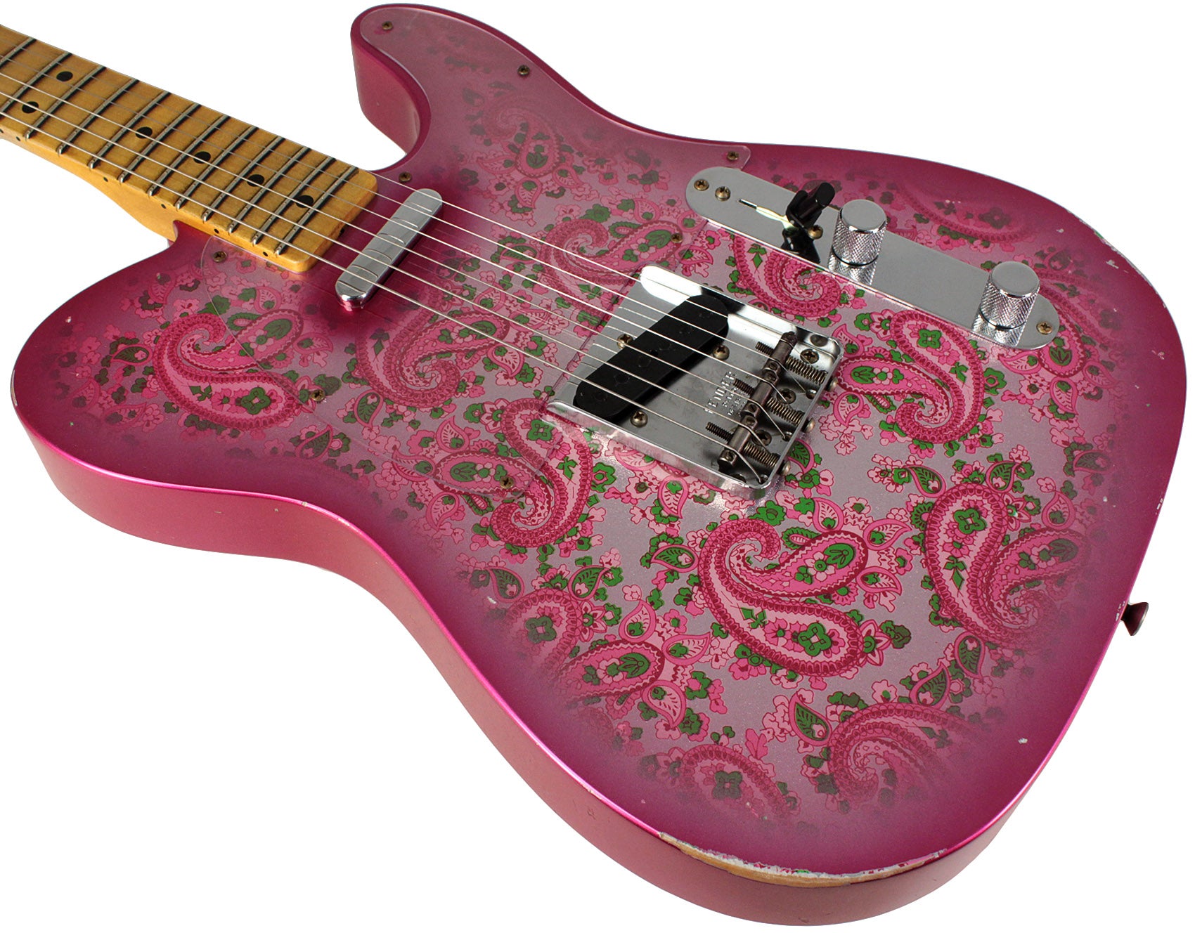 Fender Custom Shop Limited 1968 Pink Paisley Tele Relic | Humbucker Music