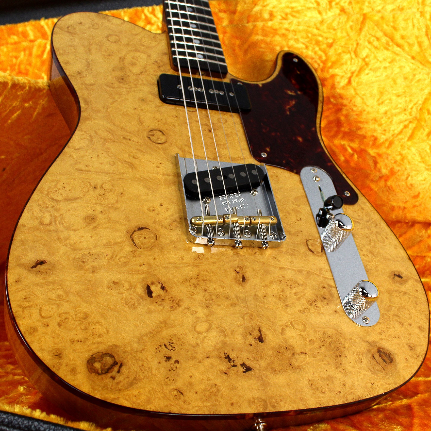 Fender Custom Shop Artisan Burl Maple Telecaster, Aged Natural ...