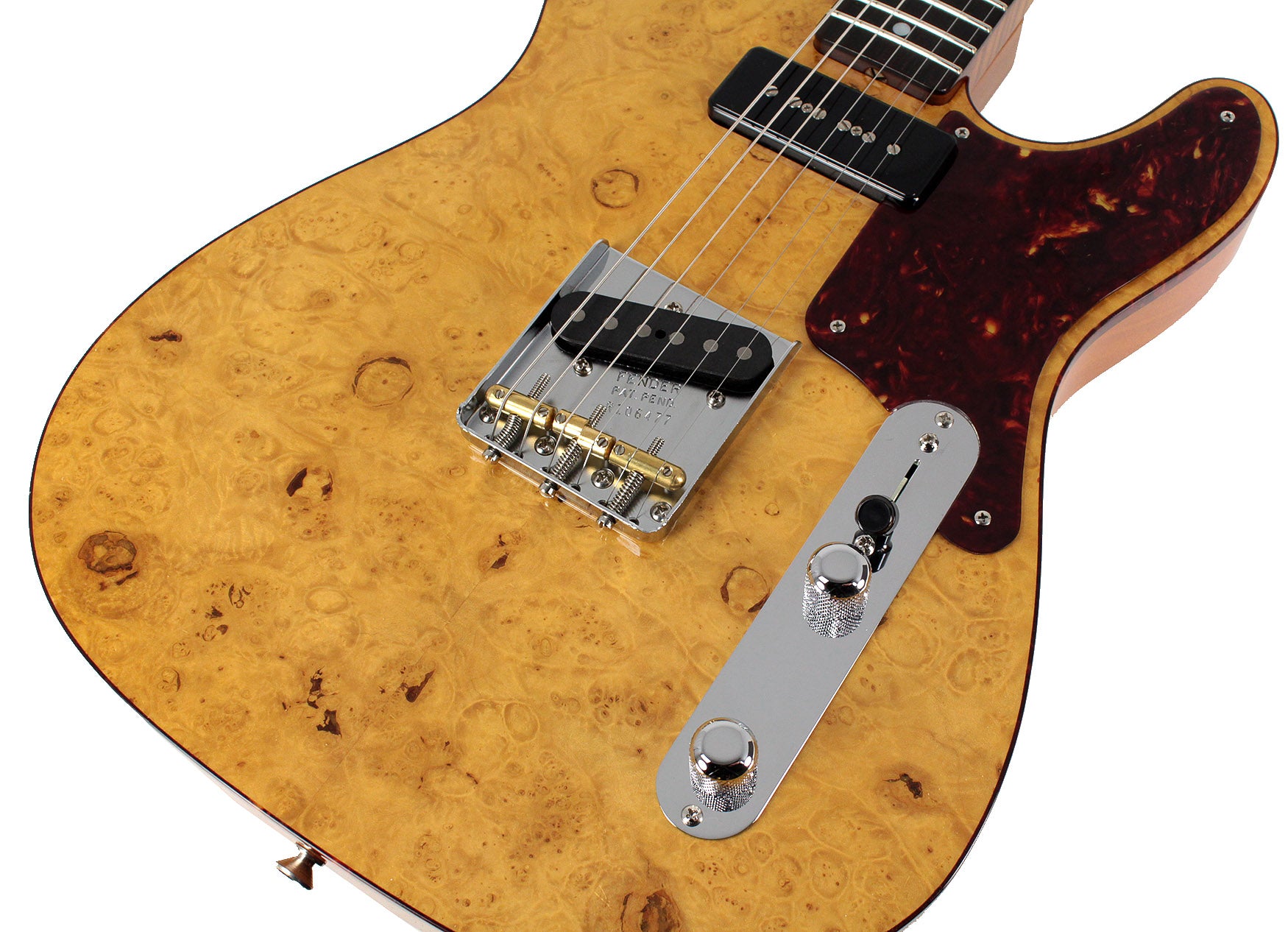 Fender Custom Shop Artisan Burl Maple Telecaster, Aged Natural ...